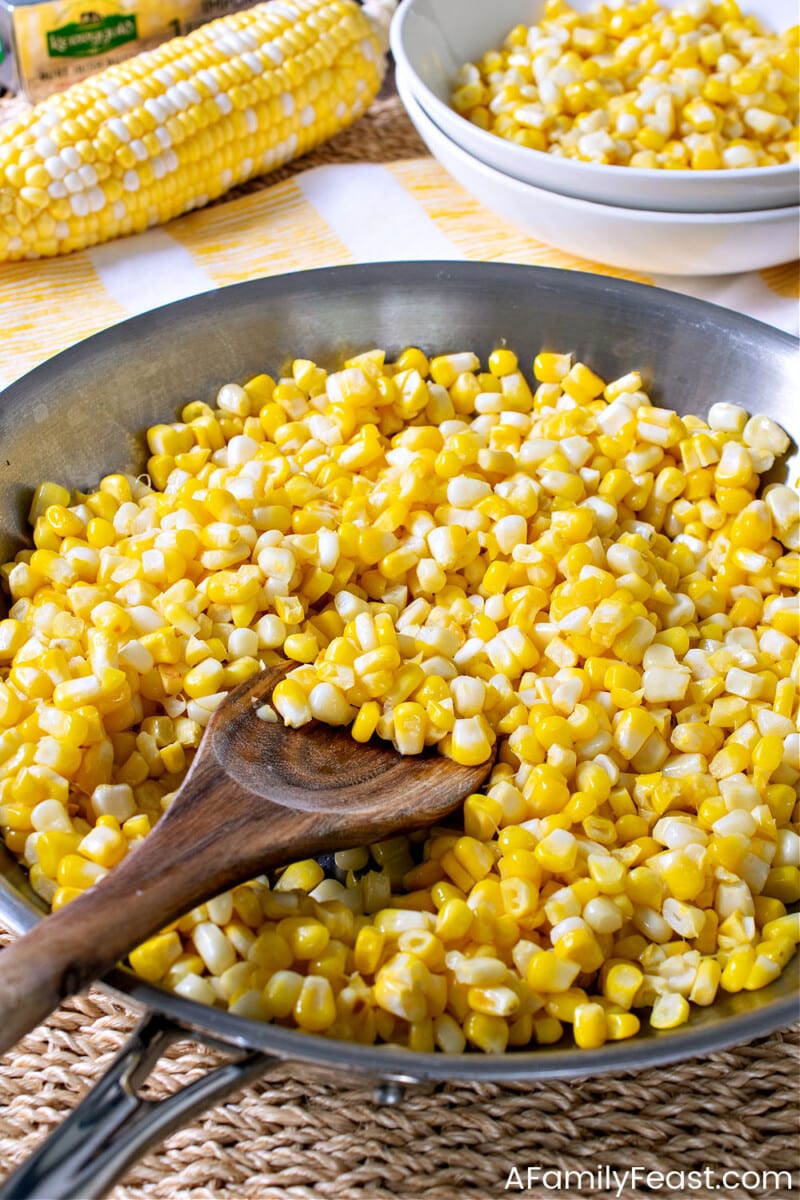 Sautéed Fresh Corn - A Family Feast®