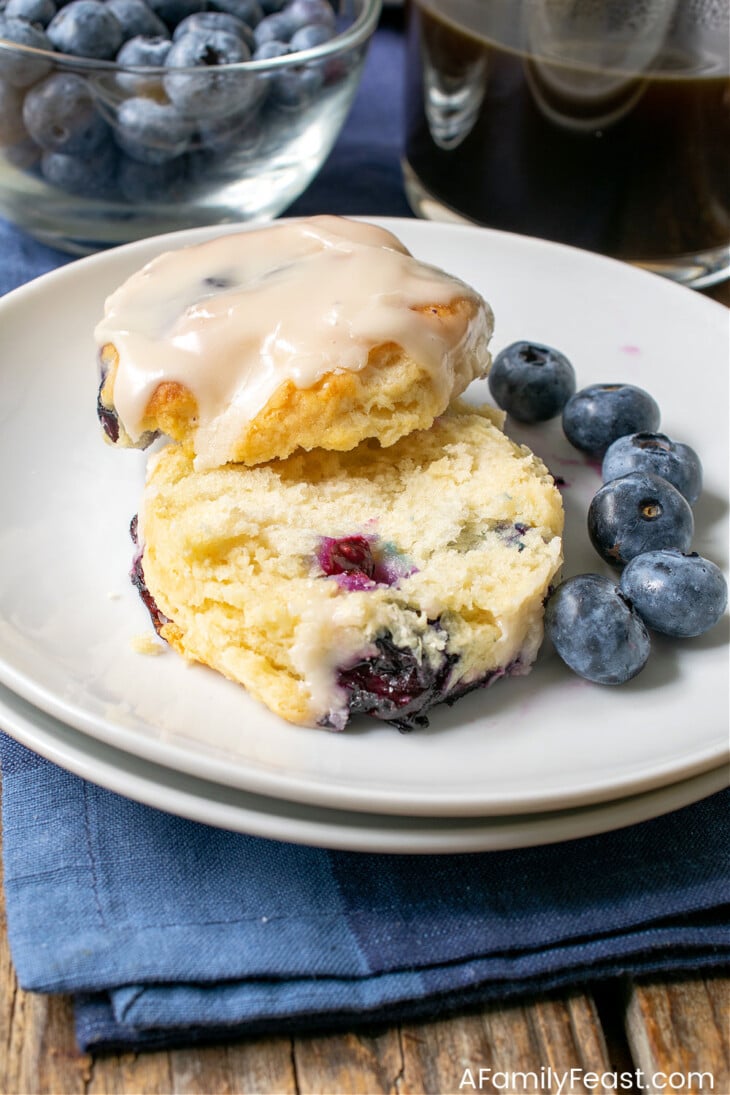 Blueberry Buttermilk Biscuits - A Family Feast®