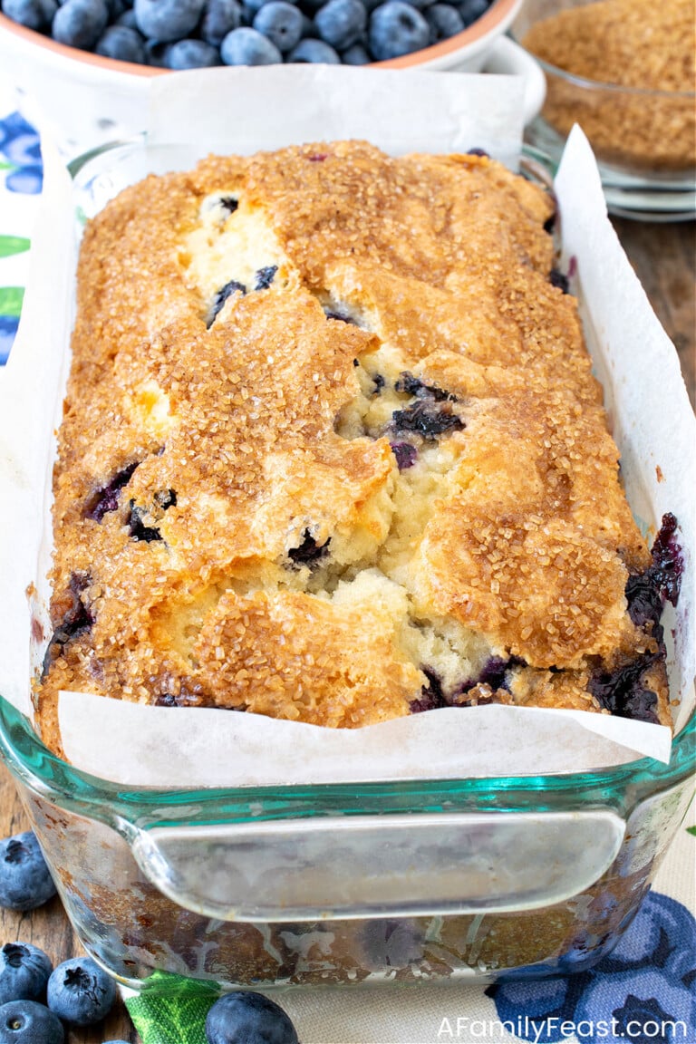Blueberry Quick Bread - A Family Feast®
