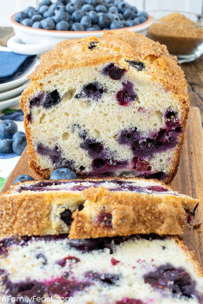 Blueberry Quick Bread - A Family Feast®
