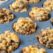 Cornbread Sausage Stuffing Muffins - A Family Feast®