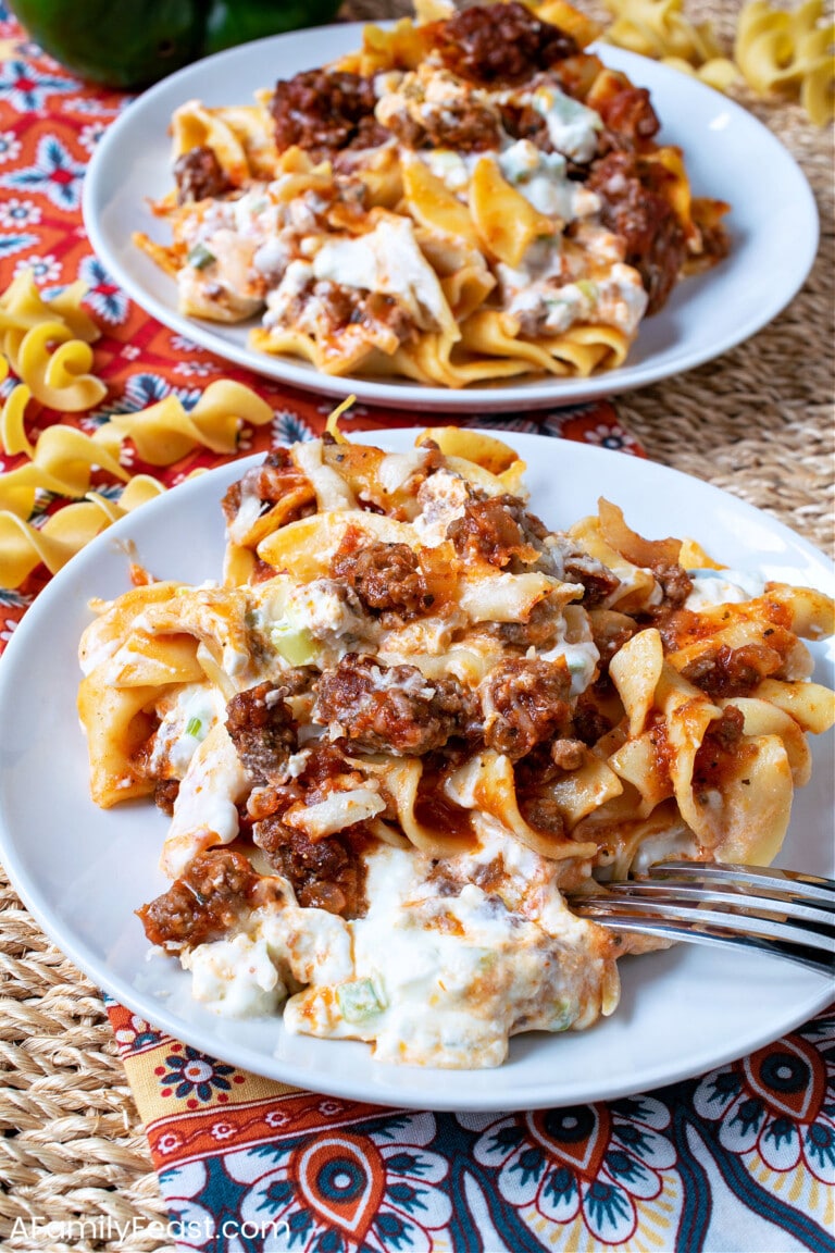 Hamburger Cheese Bake - A Family Feast®