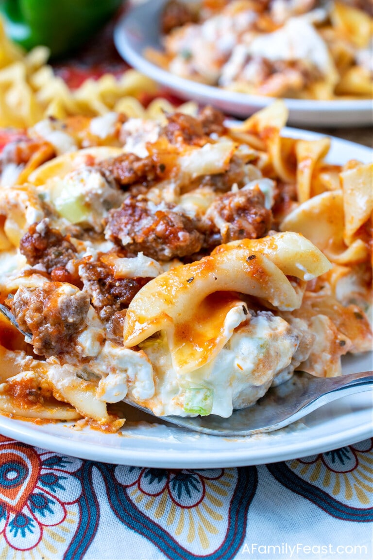 Hamburger Cheese Bake - A Family Feast®