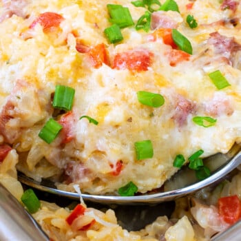 Cheesy Ham & Rice - A Family Feast®