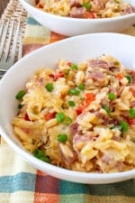 Cheesy Ham & Rice - A Family Feast®