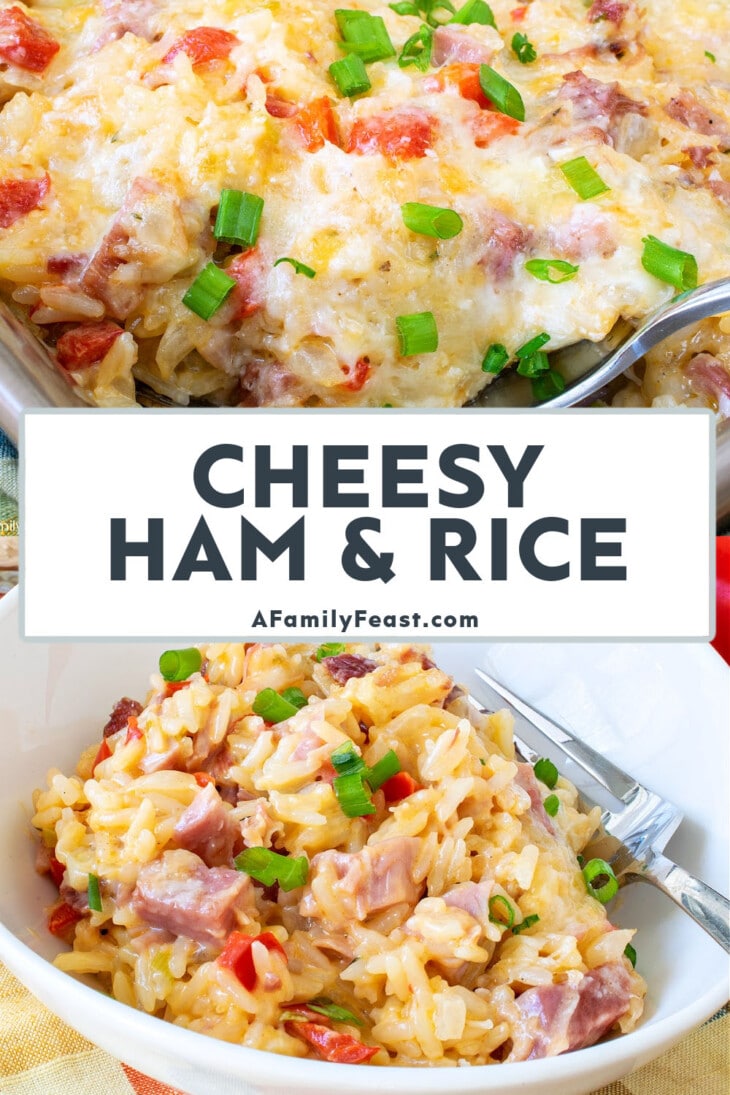 Cheesy Ham & Rice - A Family Feast®