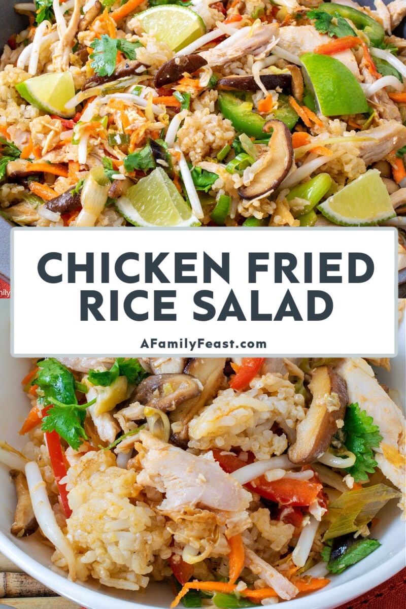 Chicken Fried Rice Salad - A Family Feast®