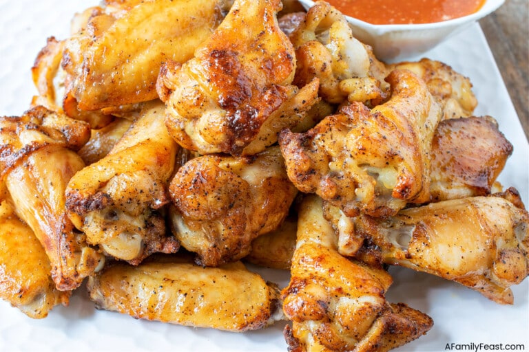 Crispy Baked Chicken Wings - A Family Feast®