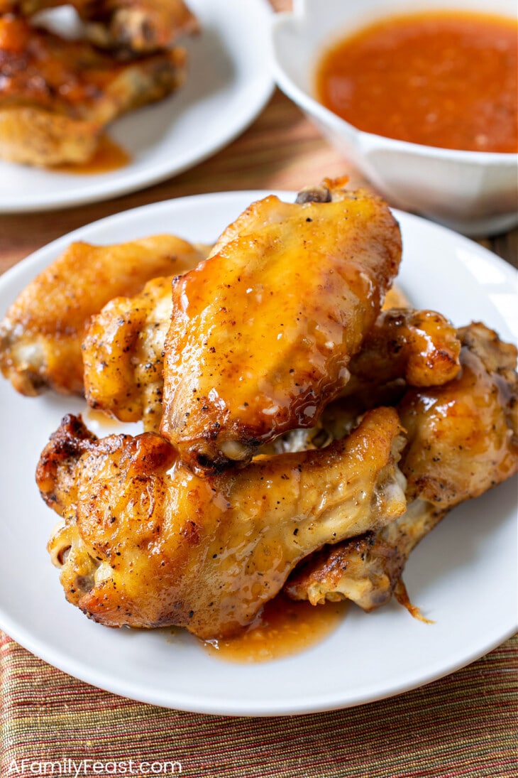 Crispy Baked Chicken Wings - A Family Feast®