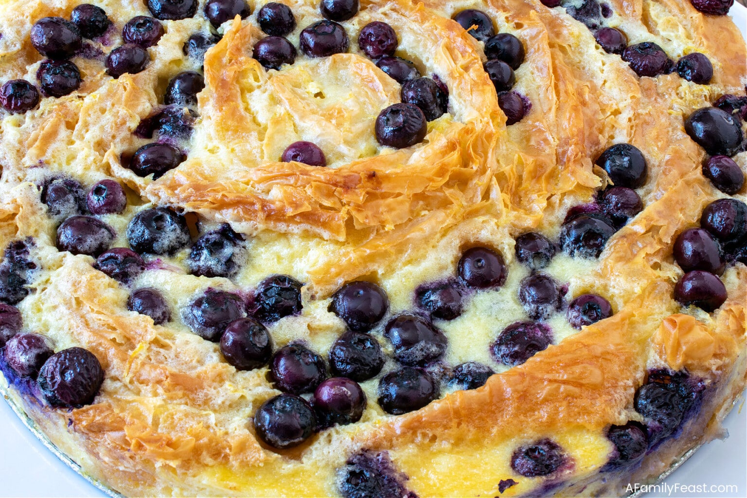 Lemon Blueberry Soufra - A Family Feast®