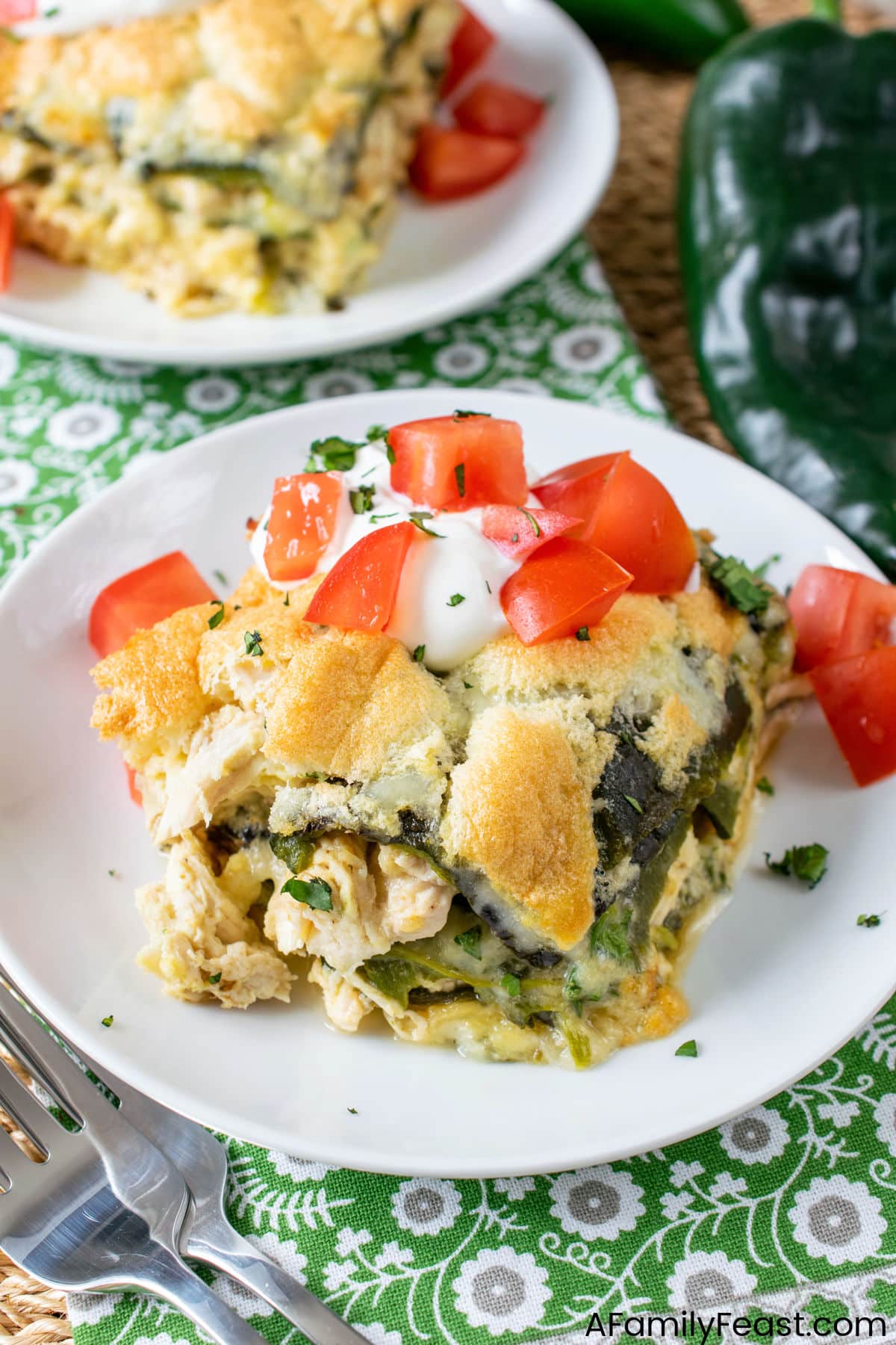 Chicken Chile Relleno Casserole - A Family Feast®