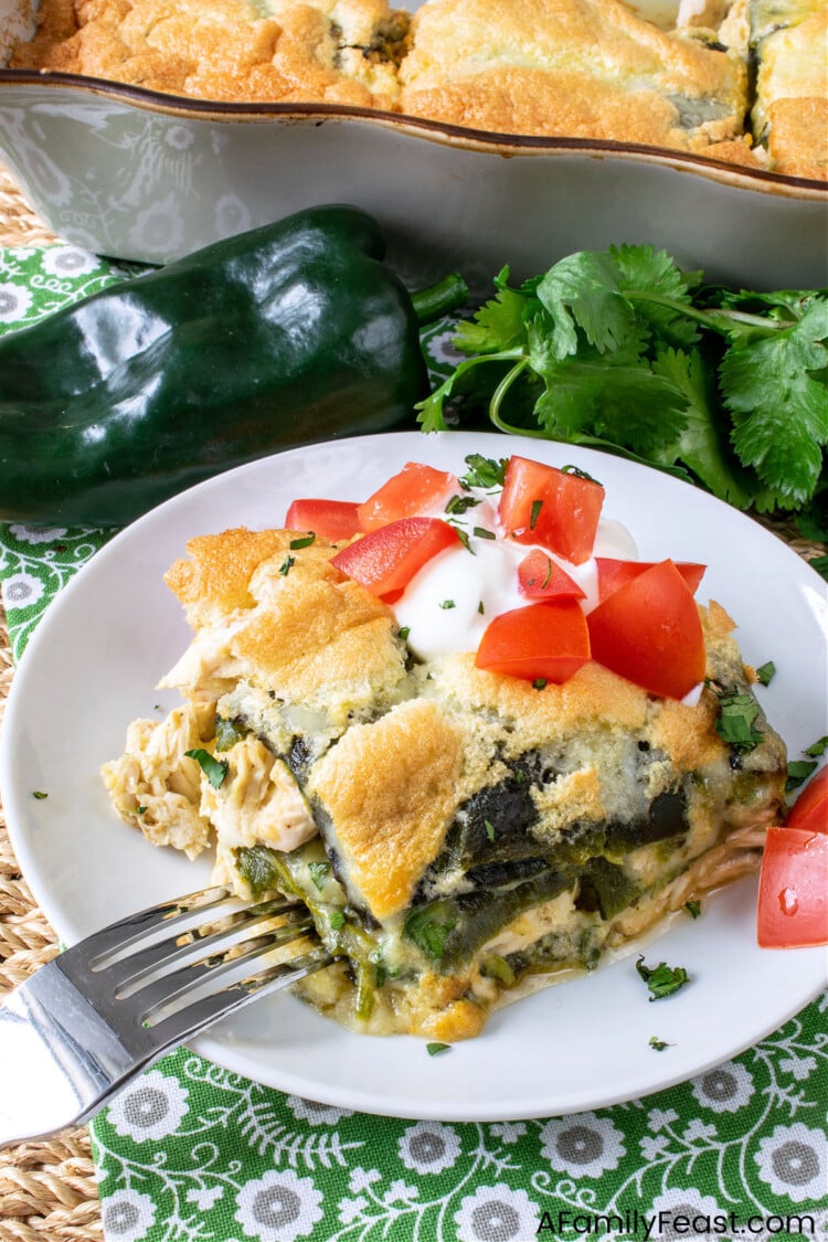 Chicken Chile Relleno Casserole - A Family Feast®