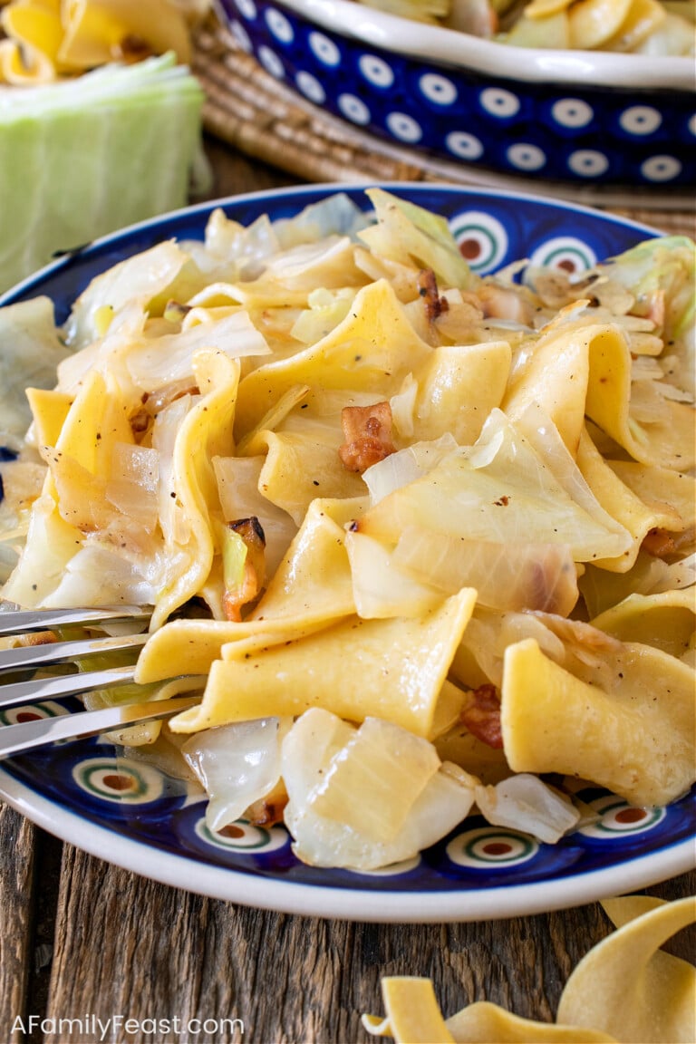 Haluski (Fried Cabbage and Noodles) - A Family Feast®