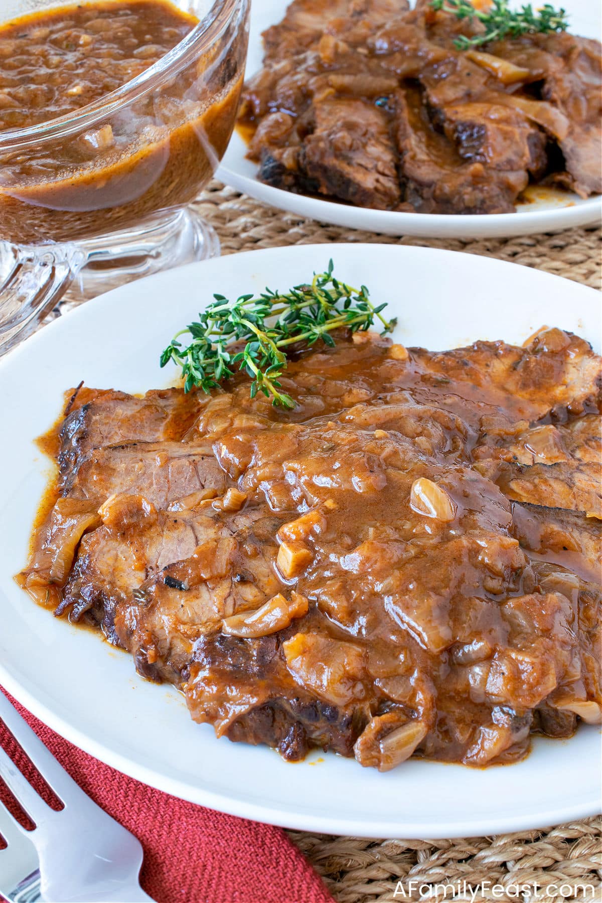 Onion-Braised Beef Brisket - A Family Feast®