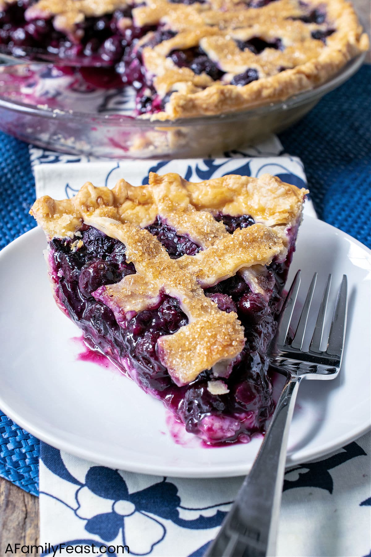 Blueberry Pie Slice