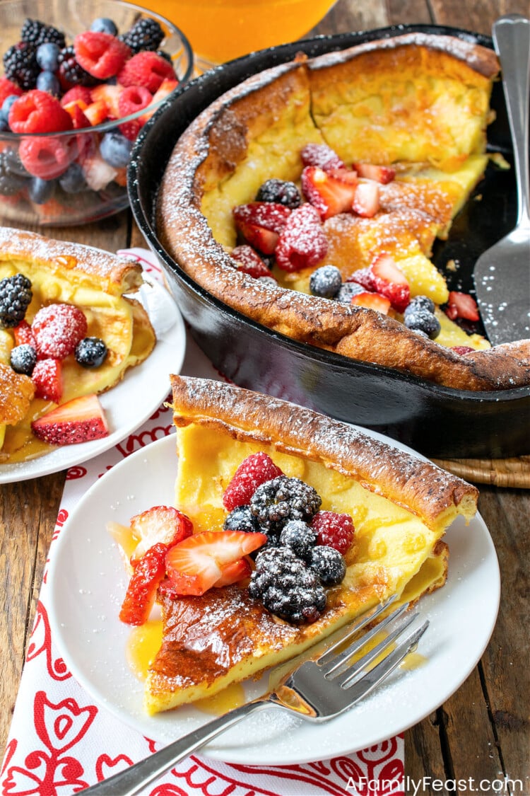 Dutch Baby with Mixed Berries - A Family Feast®