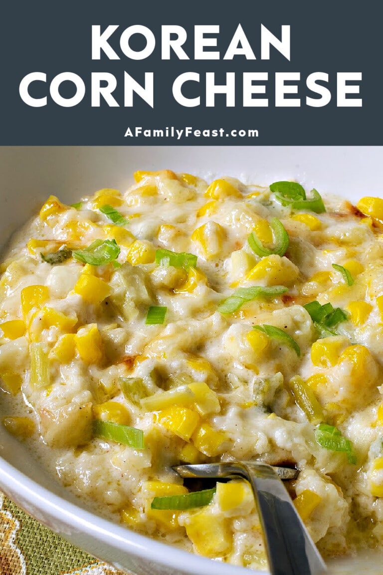 Korean Cheese Corn - A Family Feast®