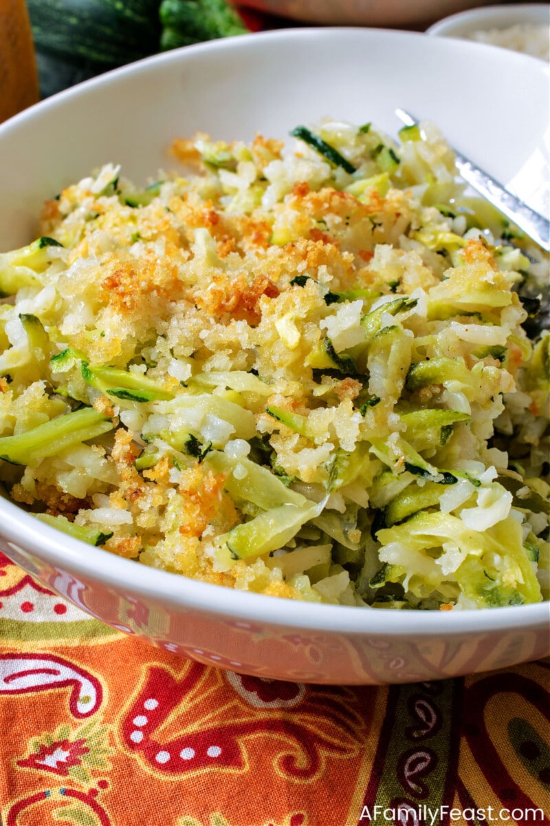 Zucchini Rice Gratin - A Family Feast®