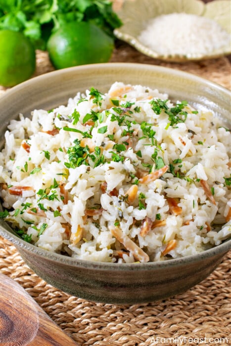 Coconut Rice - A Family Feast®
