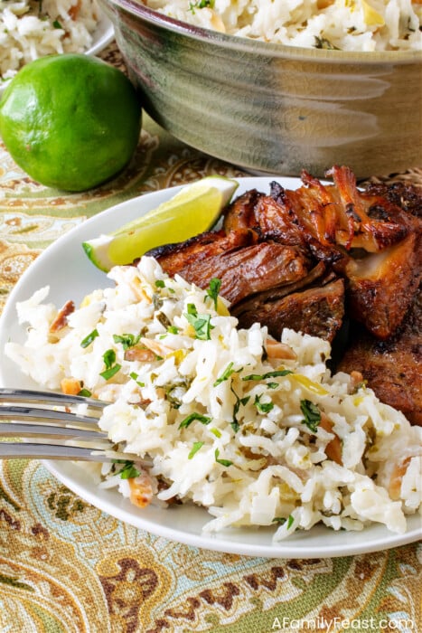 Coconut Rice - A Family Feast®
