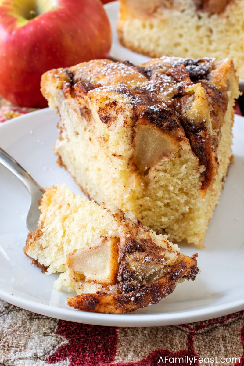 Apple Topped Cake - A Family Feast®