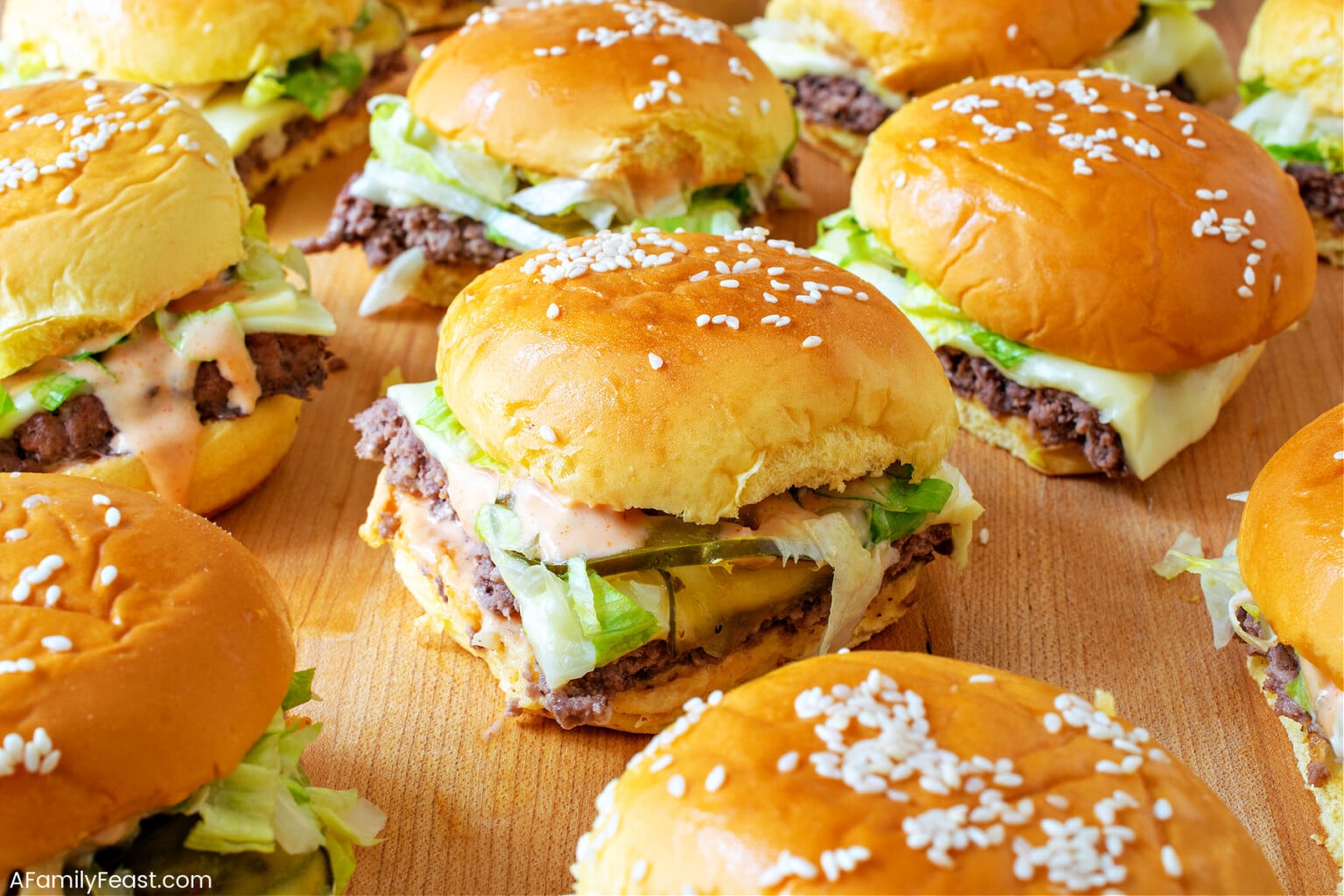 Copycat Big Mac Sliders - A Family Feast®