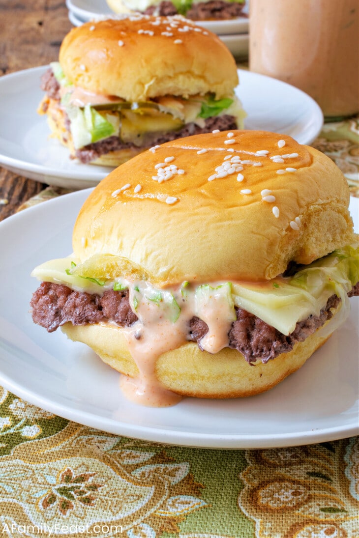 Copycat Big Mac Sliders - A Family Feast®