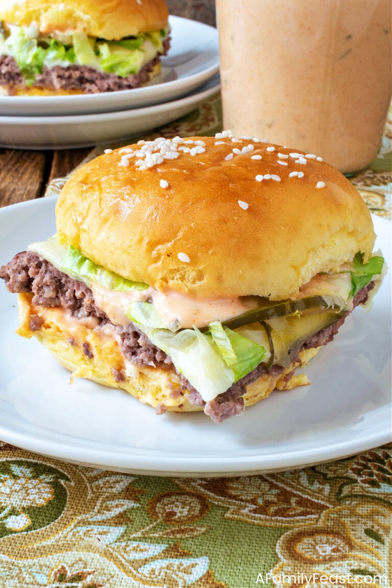 Copycat Big Mac Sliders - A Family Feast®
