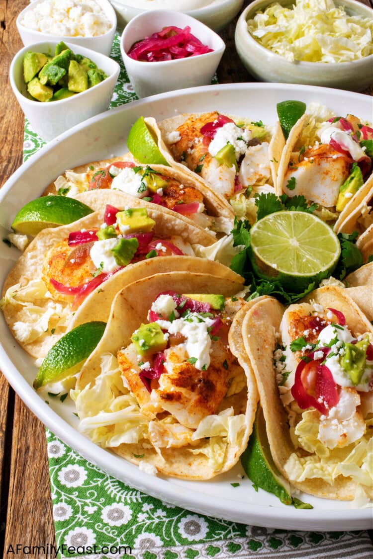 Baked Fish Tacos - A Family Feast®