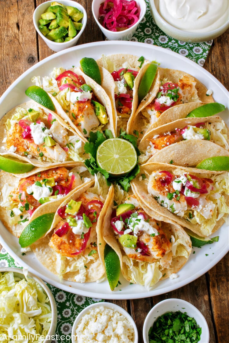 Baked Fish Tacos - A Family Feast®