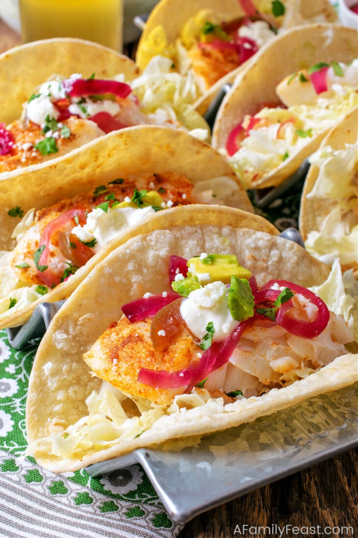 Baked Fish Tacos - A Family Feast®