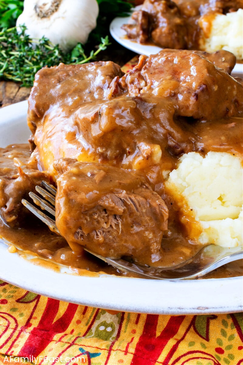 Beef Tips and Gravy - A Family Feast®