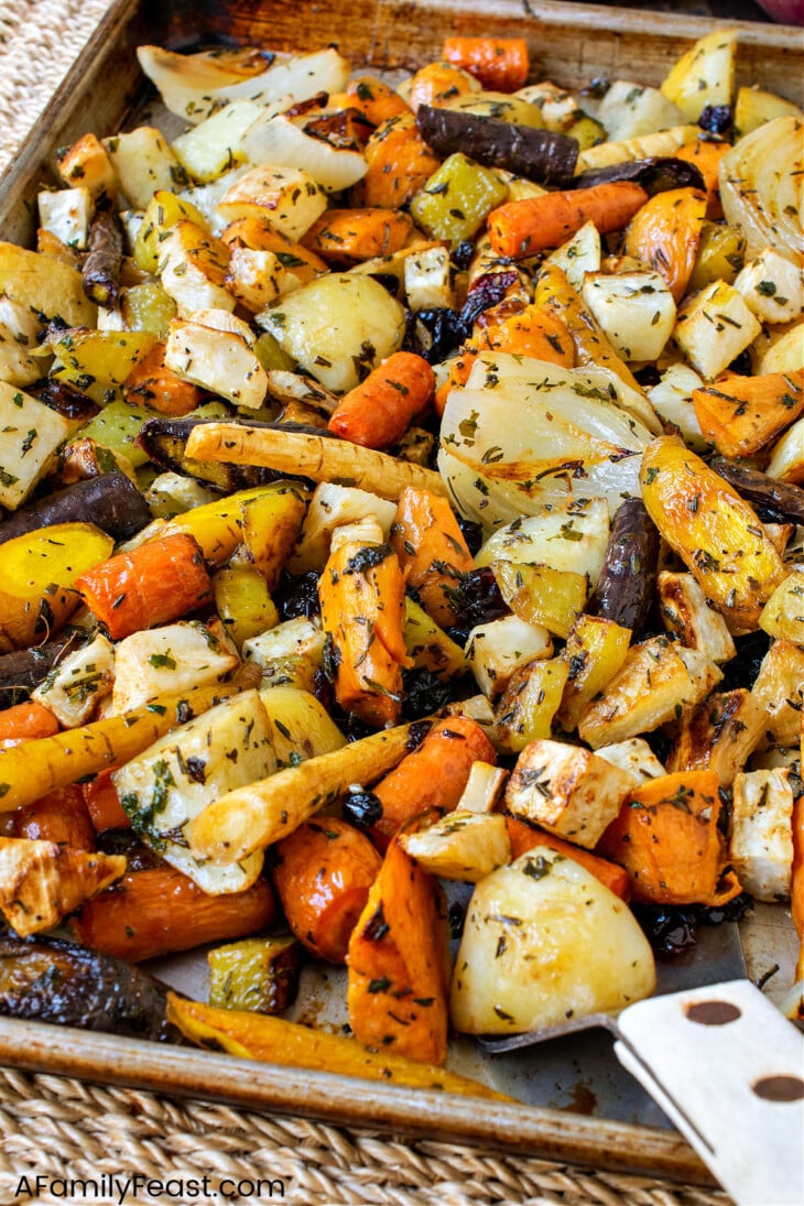 Roasted Root Vegetables - A Family Feast
