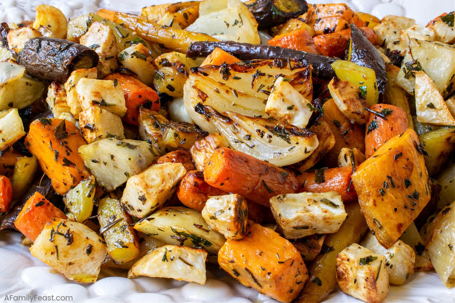Roasted Root Vegetables - A Family Feast