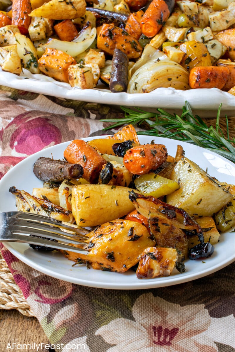 Roasted Root Vegetables - A Family Feast