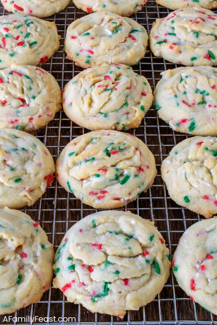 Christmas Sprinkle Cookies - A Family Feast®