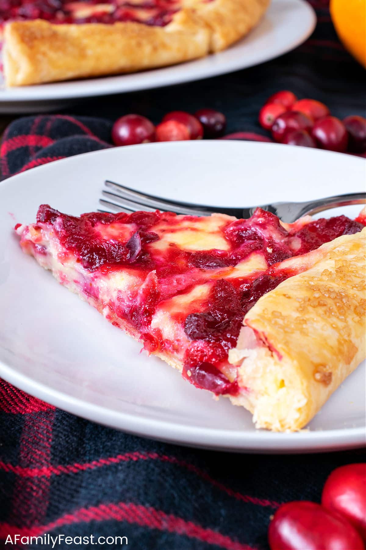Cranberry Cream Cheese Galette - A Family Feast®
