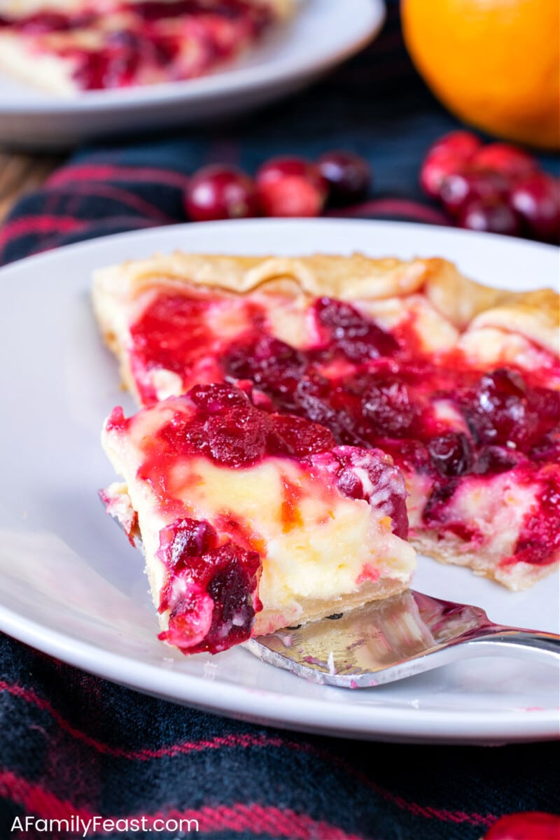 Cranberry Cream Cheese Galette - A Family Feast®