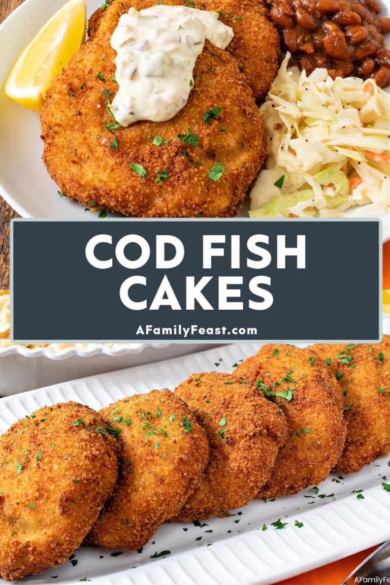 Cod Fish Cakes - A Family Feast®