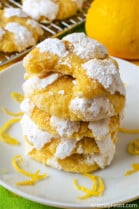 Lemon Crinkle Cookies - A Family Feast®