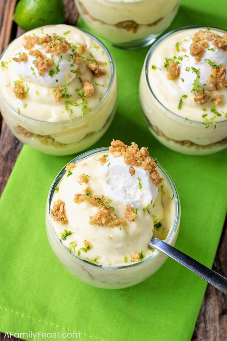 Key Lime Parfaits - A Family Feast®