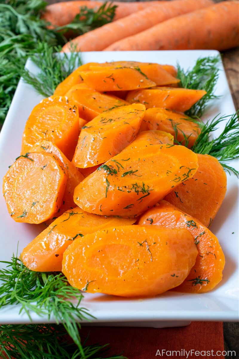 Fresh Carrots with Butter and Dill - A Family Feast