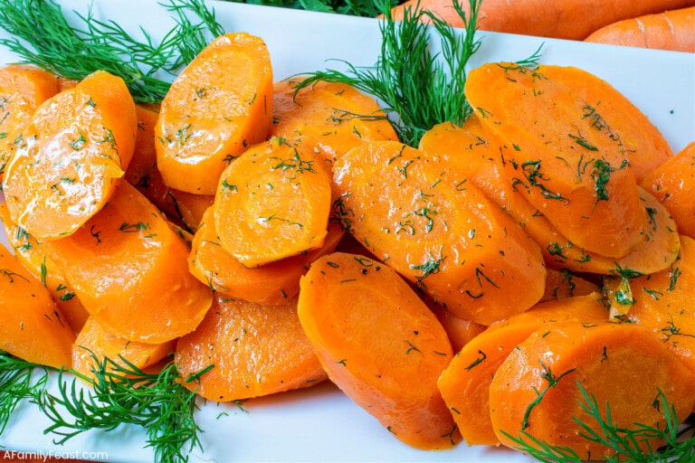Fresh Carrots with Butter and Dill - A Family Feast