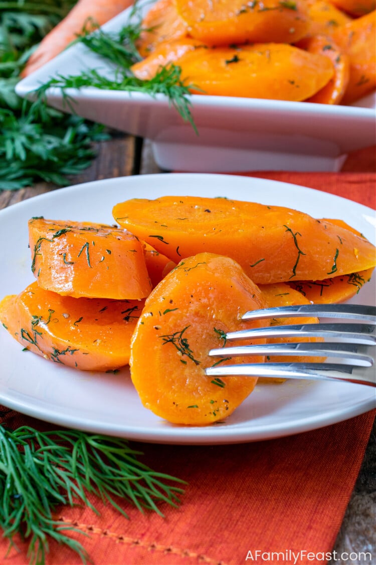 Fresh Carrots with Butter and Dill - A Family Feast