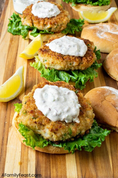 Seafood Burgers - A Family Feast®