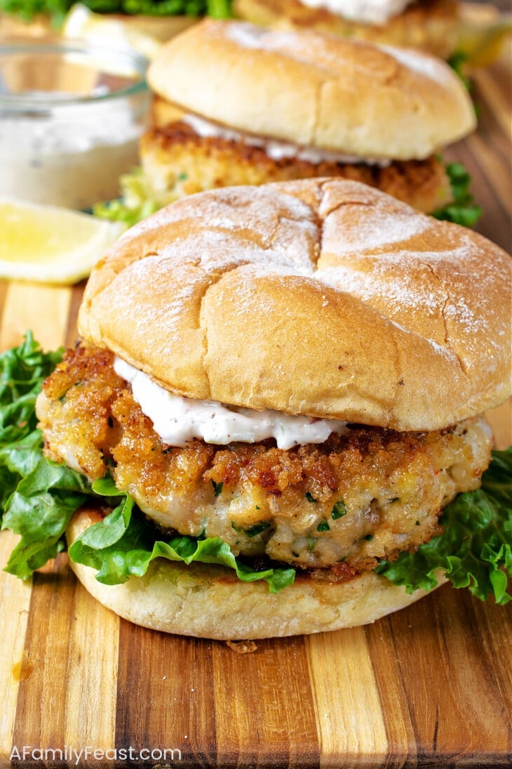 Seafood Burgers - A Family Feast®
