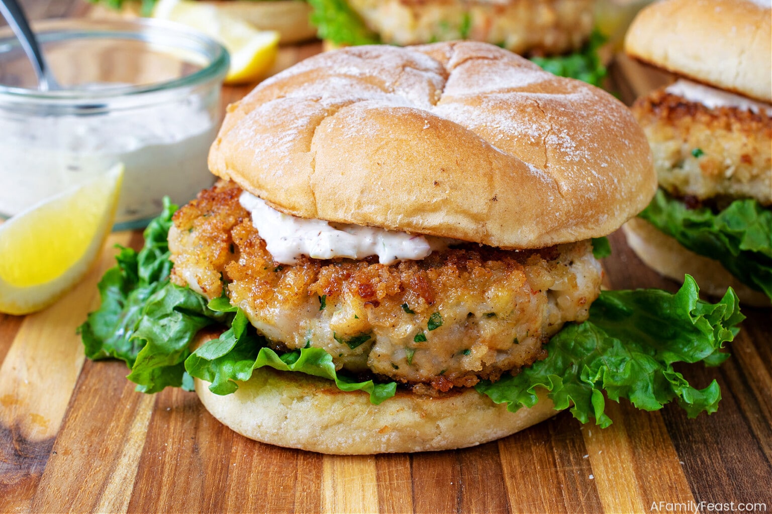 Seafood Burgers - A Family Feast®