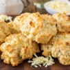 Cheddar Cheese Drop Biscuits - A Family Feast®
