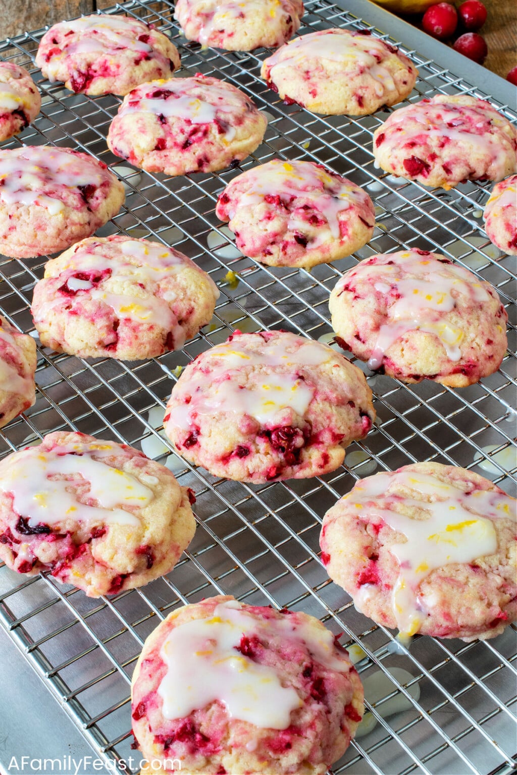 Cranberry Lemon Cookies - A Family Feast®