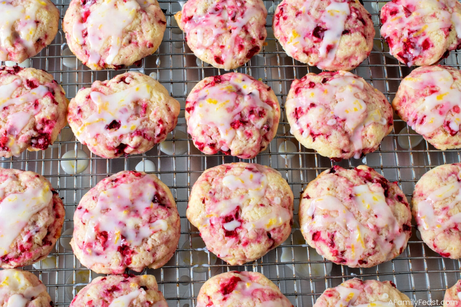 Cranberry Lemon Cookies - A Family Feast®